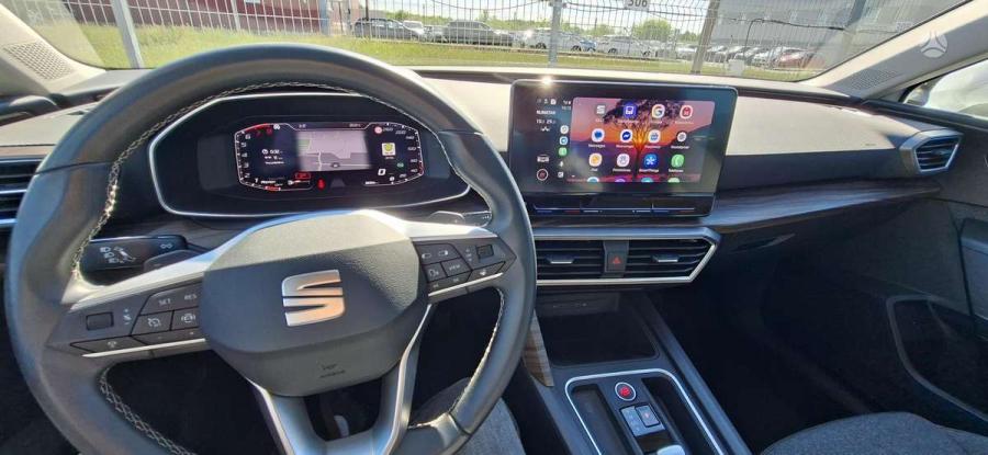 Balts SEAT Leon 2023 Šauļi, ar dzinēja tilpumu 1.50 L un nobraukumu 39 tūkst. km par 19200 €, foto 15 vietnē AUTOMOTO.COM.LV