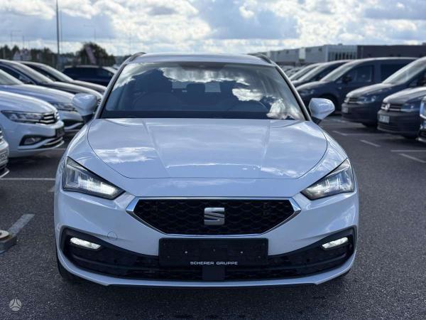 White SEAT Leon 2023 in Vilnius, with an engine capacity of 1.97 L and mileage of 160 thousand km for 15900 €, photo 4 on AUTOMOTO.COM.LV