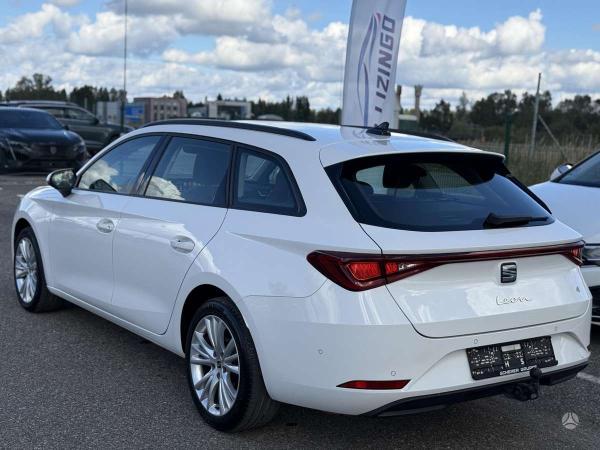 White SEAT Leon 2023 in Vilnius, with an engine capacity of 1.97 L and mileage of 160 thousand km for 15900 €, photo 5 on AUTOMOTO.COM.LV