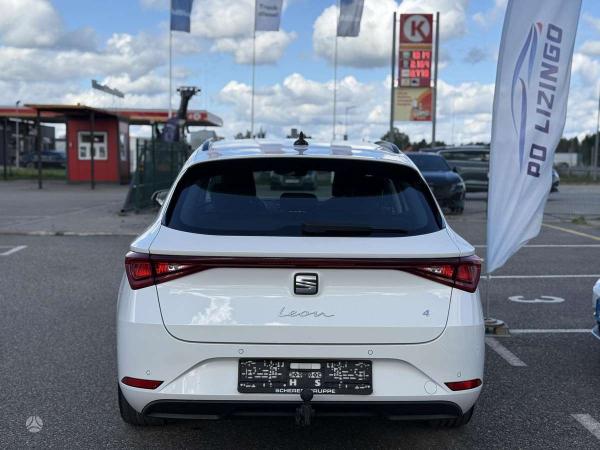 White SEAT Leon 2023 in Vilnius, with an engine capacity of 1.97 L and mileage of 160 thousand km for 15900 €, photo 6 on AUTOMOTO.COM.LV