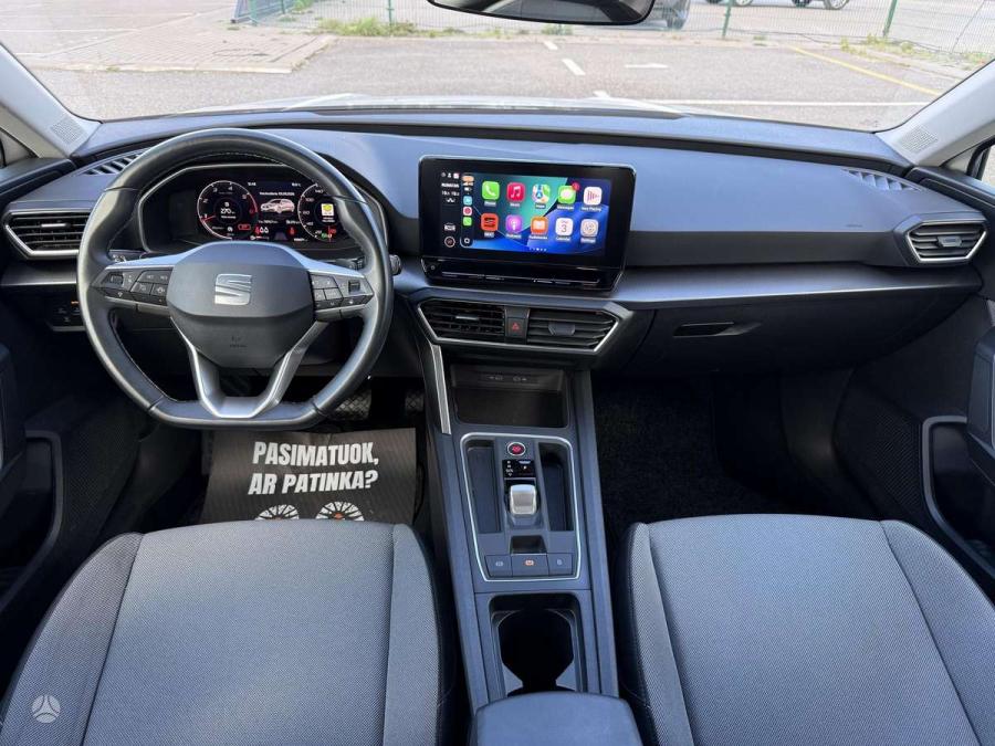 White SEAT Leon 2023 in Vilnius, with an engine capacity of 1.97 L and mileage of 160 thousand km for 15900 €, photo 12 on AUTOMOTO.COM.LV
