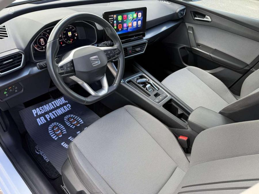 White SEAT Leon 2023 in Vilnius, with an engine capacity of 1.97 L and mileage of 160 thousand km for 15900 €, photo 23 on AUTOMOTO.COM.LV