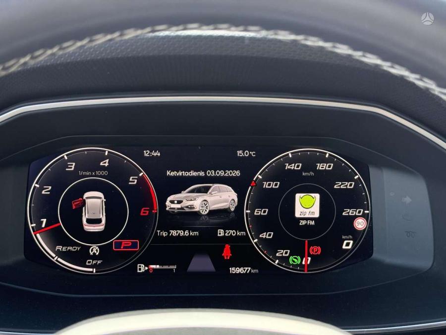 White SEAT Leon 2023 in Vilnius, with an engine capacity of 1.97 L and mileage of 160 thousand km for 15900 €, photo 27 on AUTOMOTO.COM.LV
