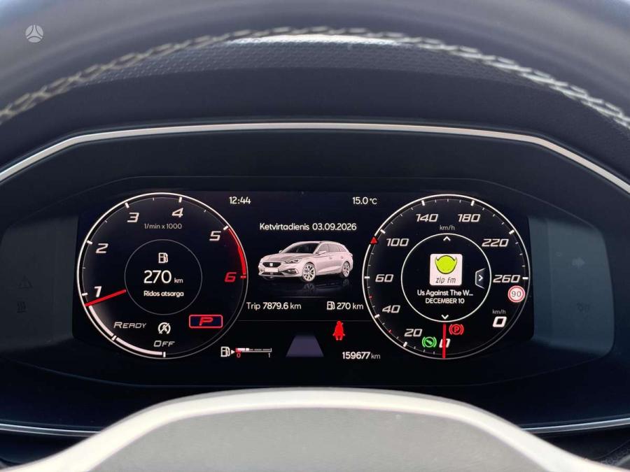 White SEAT Leon 2023 in Vilnius, with an engine capacity of 1.97 L and mileage of 160 thousand km for 15900 €, photo 28 on AUTOMOTO.COM.LV