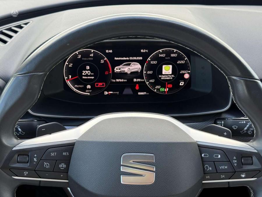 White SEAT Leon 2023 in Vilnius, with an engine capacity of 1.97 L and mileage of 160 thousand km for 15900 €, photo 33 on AUTOMOTO.COM.LV