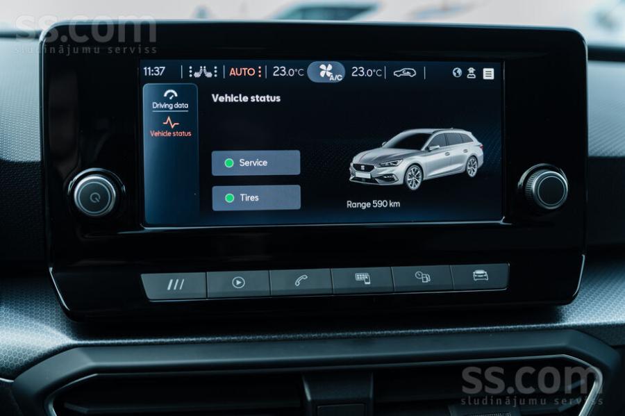 Balts SEAT Leon 2024 Rīga, ar dzinēja tilpumu 1.50 L un nobraukumu 47 tūkst. km par 19990 €, foto 27 vietnē AUTOMOTO.COM.LV