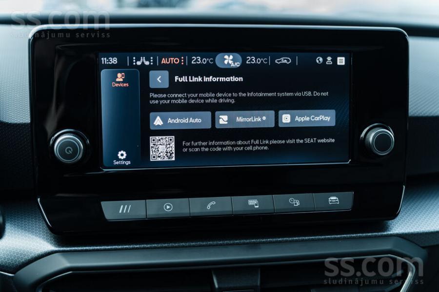 Balts SEAT Leon 2024 Rīga, ar dzinēja tilpumu 1.50 L un nobraukumu 47 tūkst. km par 19990 €, foto 28 vietnē AUTOMOTO.COM.LV