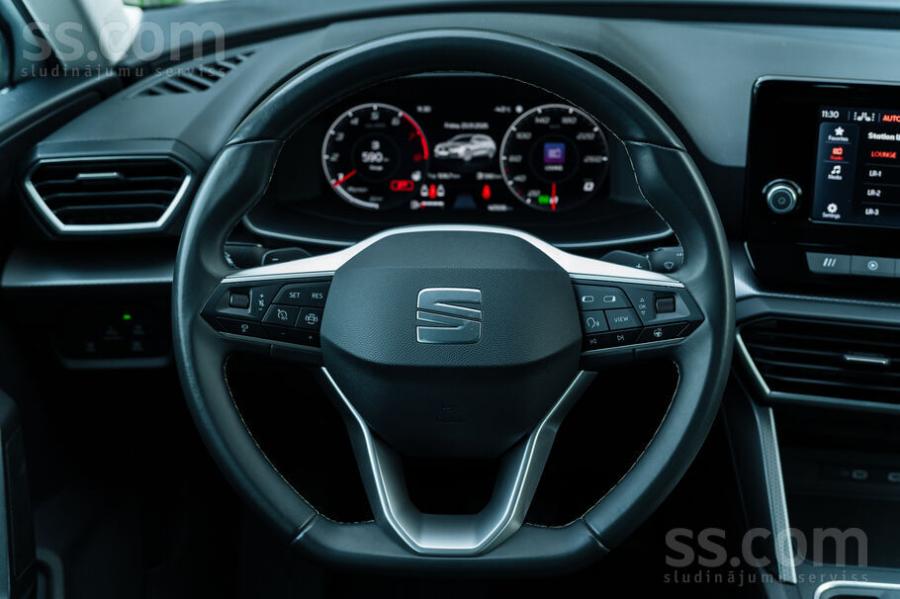 Balts SEAT Leon 2024 Rīga, ar dzinēja tilpumu 1.50 L un nobraukumu 47 tūkst. km par 19990 €, foto 29 vietnē AUTOMOTO.COM.LV