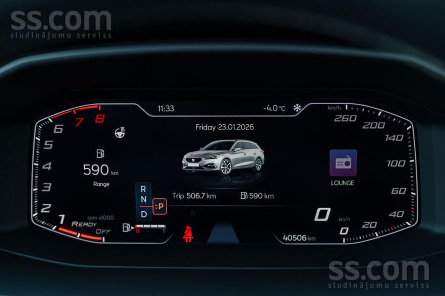 Balts SEAT Leon 2024 Rīga, ar dzinēja tilpumu 1.50 L un nobraukumu 47 tūkst. km par 19990 €, foto 34 vietnē AUTOMOTO.COM.LV