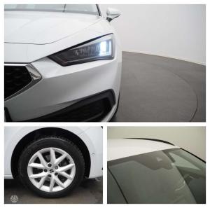 White SEAT Leon 2024 in Vilnius, with an engine capacity of 1.50 L and mileage of 50 thousand km for 20900 €, photo 8 on AUTOMOTO.COM.LV
