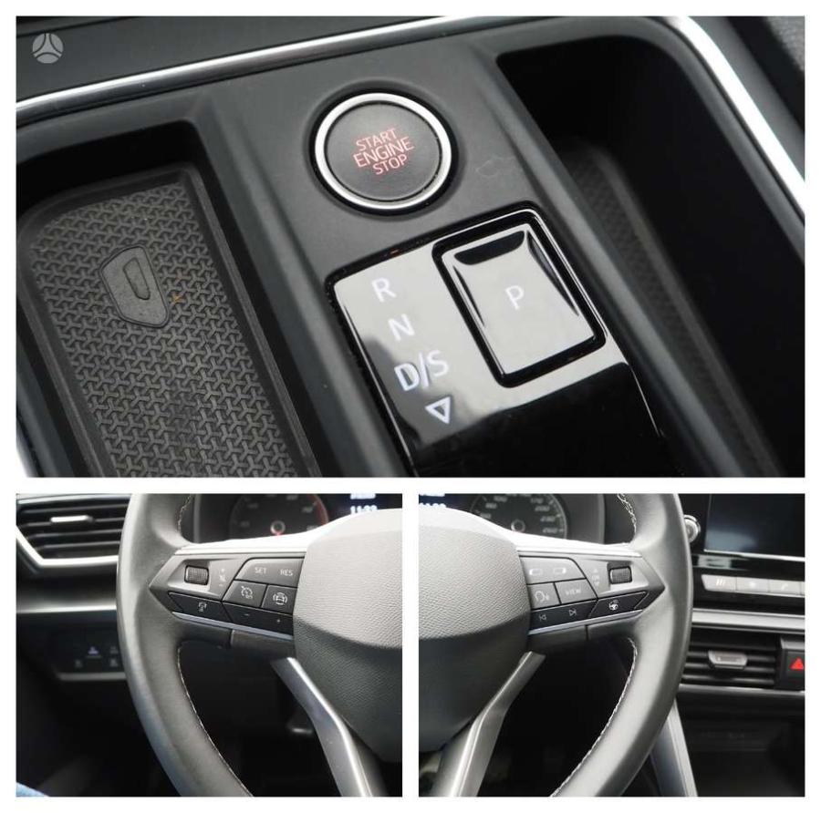 White SEAT Leon 2024 in Vilnius, with an engine capacity of 1.50 L and mileage of 50 thousand km for 20900 €, photo 11 on AUTOMOTO.COM.LV