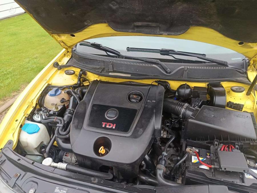 Dzeltens SEAT Leon 2003 Viļņa, ar dzinēja tilpumu 1.90 L un nobraukumu 450 tūkst. km par 2100 €, foto 11 vietnē AUTOMOTO.COM.LV