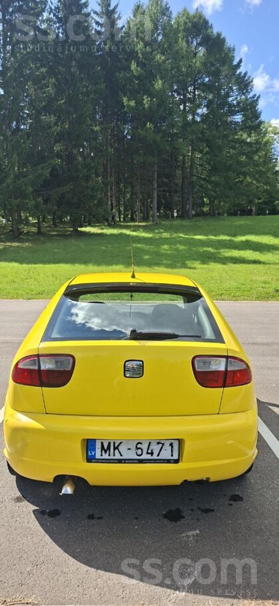 Dzeltens SEAT Leon 2005 Alūksne, ar dzinēja tilpumu 1.90 L un nobraukumu 285 tūkst. km par 1850 €, foto 6 vietnē AUTOMOTO.COM.LV