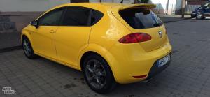 Yellow SEAT Leon 2006 in Silute, with an engine capacity of 2.00 L and mileage of 270 thousand km for 1750 €, photo 4 on AUTOMOTO.COM.LV