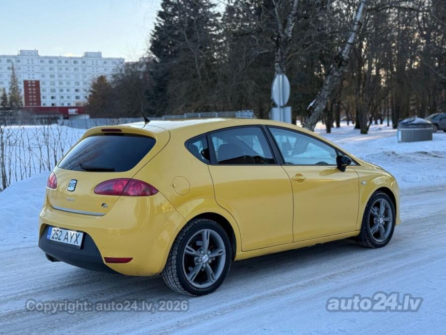 Dzeltens SEAT Leon 2007 Tartu, ar dzinēja tilpumu 2.00 L un nobraukumu 291 tūkst. km par 3999 €, foto 5 vietnē AUTOMOTO.COM.LV