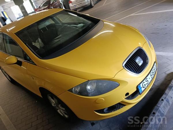Желтый Сеат Леон 2007 в Рига, объемом двигателя 1.90 л и пробегом 349 тыс. км за 1190 €, фото 6 на AUTOMOTO.COM.LV