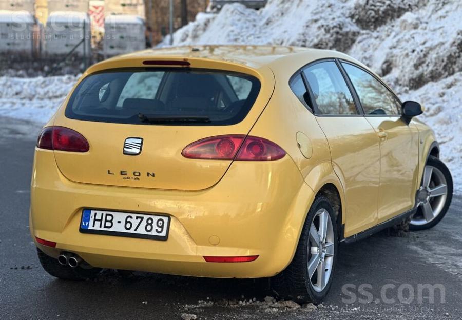 Dzeltens SEAT Leon 2008 Jelgava, ar dzinēja tilpumu 2.00 L un nobraukumu 313 tūkst. km par 1750 €, foto 4 vietnē AUTOMOTO.COM.LV
