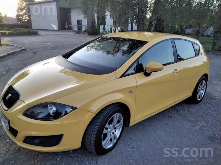 Желтый Сеат Леон 2010 в Резекне, объемом двигателя 1.60 л и пробегом 280 тыс. км за 3550 €, фото 1 на AUTOMOTO.COM.LV