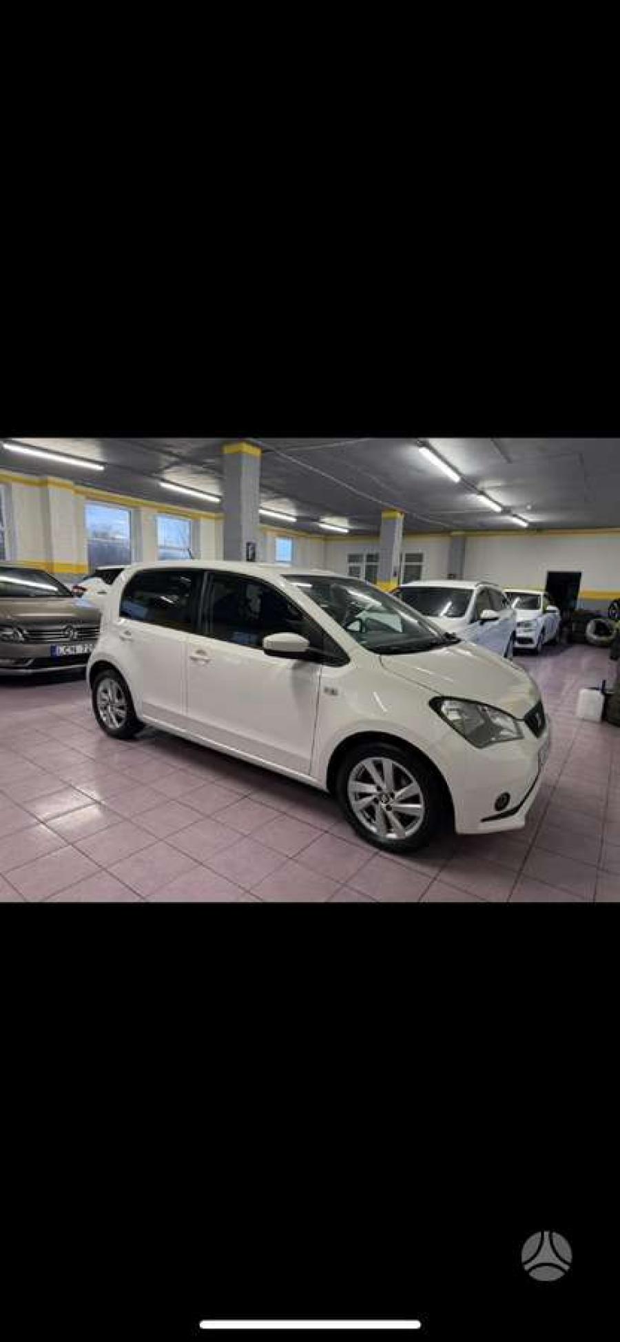 Balts SEAT Mii 2015 Palanga, ar dzinēja tilpumu 1.00 L un nobraukumu 131 tūkst. km par 4800 €, foto 1 vietnē AUTOMOTO.COM.LV