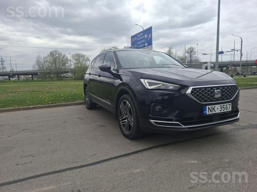 Black SEAT Tarraco 2019 in Riga, with an engine capacity of 2.00 L and mileage of 136 thousand km for 23000 €, photo 3 on AUTOMOTO.COM.LV