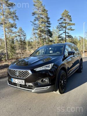 Black SEAT Tarraco 2019 in Riga, with an engine capacity of 2.00 L and mileage of 110 thousand km for 22000 €, photo  on AUTOMOTO.COM.LV