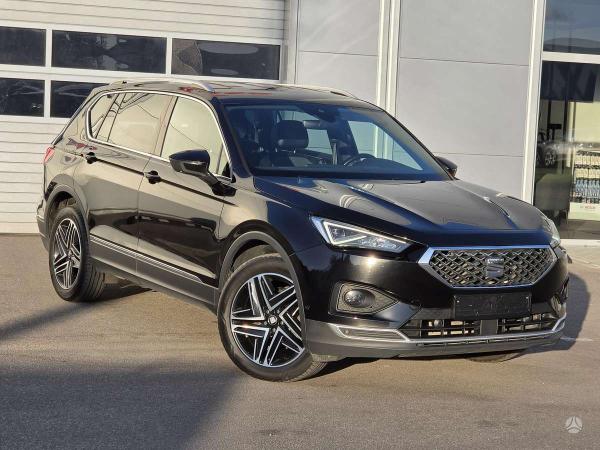 Black SEAT Tarraco 2019 in Jonava, with an engine capacity of 2.00 L and mileage of 258 thousand km for 17250 €, photo 9 on AUTOMOTO.COM.LV
