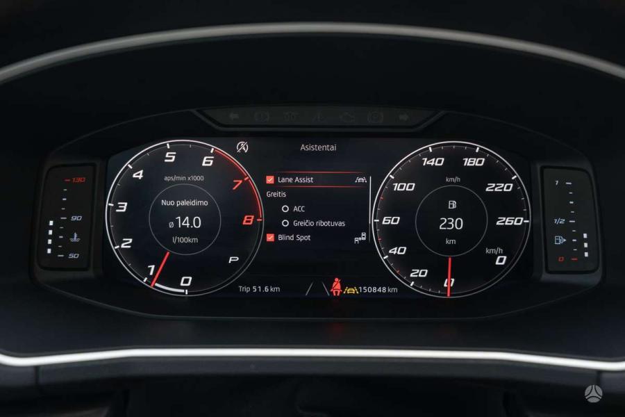 Черный Сеат Tarraco 2019 в Вильнюс, объемом двигателя 1.98 л и пробегом 150 тыс. км за 17950 €, фото 19 на AUTOMOTO.COM.LV