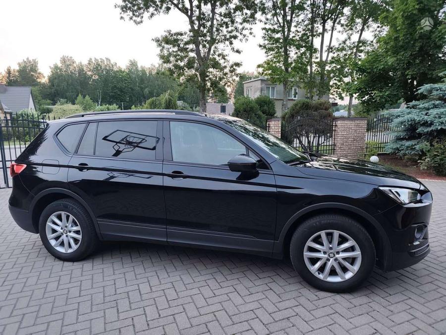 Melns SEAT Tarraco 2019 Kazlų Rūda, ar dzinēja tilpumu 1.50 L un nobraukumu 59 tūkst. km par 13950 €, foto 5 vietnē AUTOMOTO.COM.LV