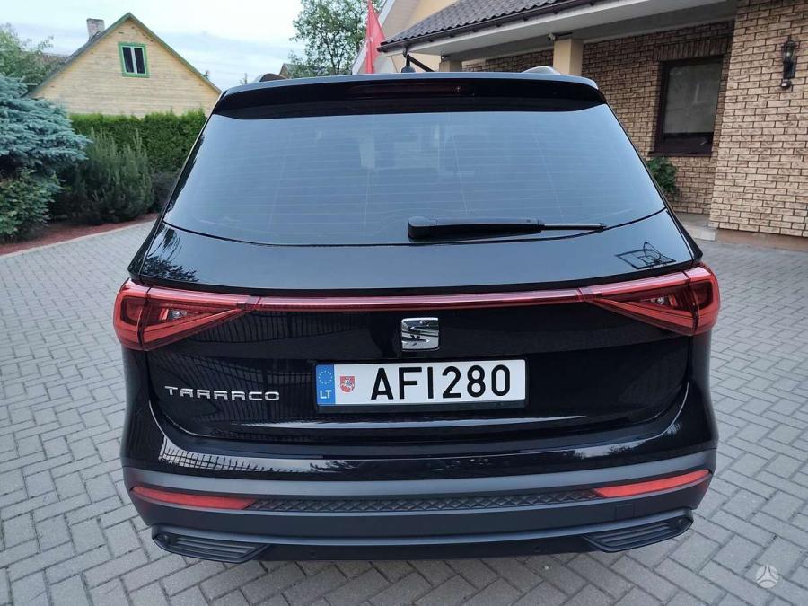 Melns SEAT Tarraco 2019 Kazlų Rūda, ar dzinēja tilpumu 1.50 L un nobraukumu 59 tūkst. km par 13950 €, foto 6 vietnē AUTOMOTO.COM.LV
