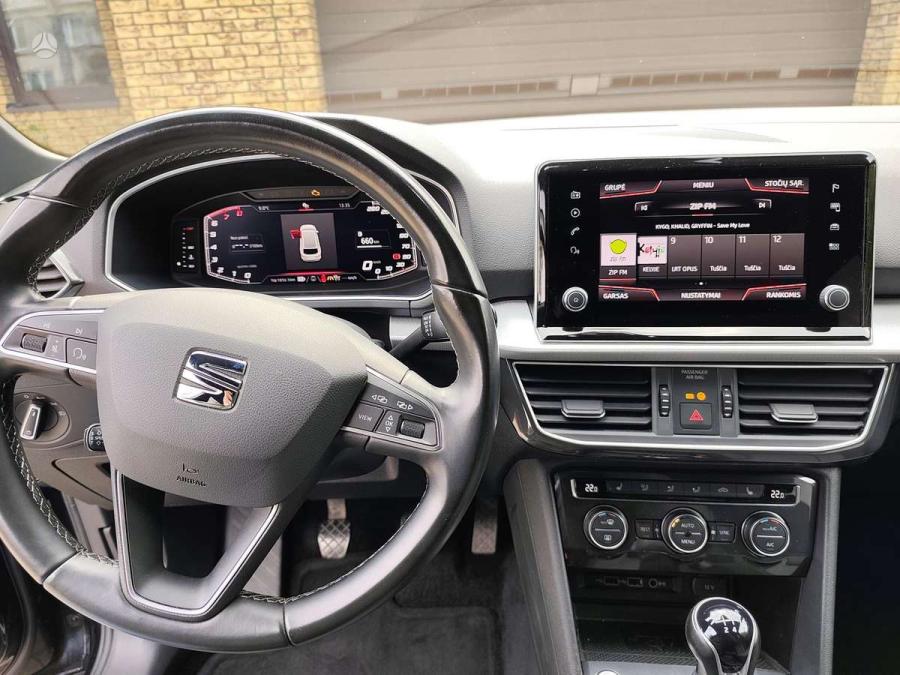 Melns SEAT Tarraco 2019 Kazlų Rūda, ar dzinēja tilpumu 1.50 L un nobraukumu 59 tūkst. km par 13950 €, foto 17 vietnē AUTOMOTO.COM.LV