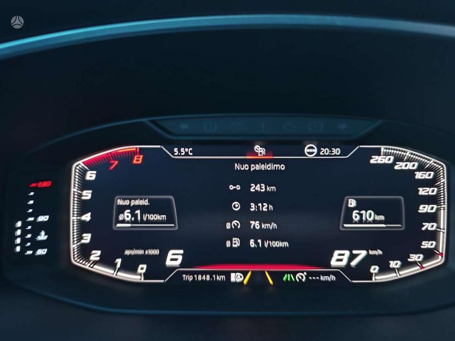 Melns SEAT Tarraco 2019 Kazlų Rūda, ar dzinēja tilpumu 1.50 L un nobraukumu 59 tūkst. km par 13950 €, foto 20 vietnē AUTOMOTO.COM.LV