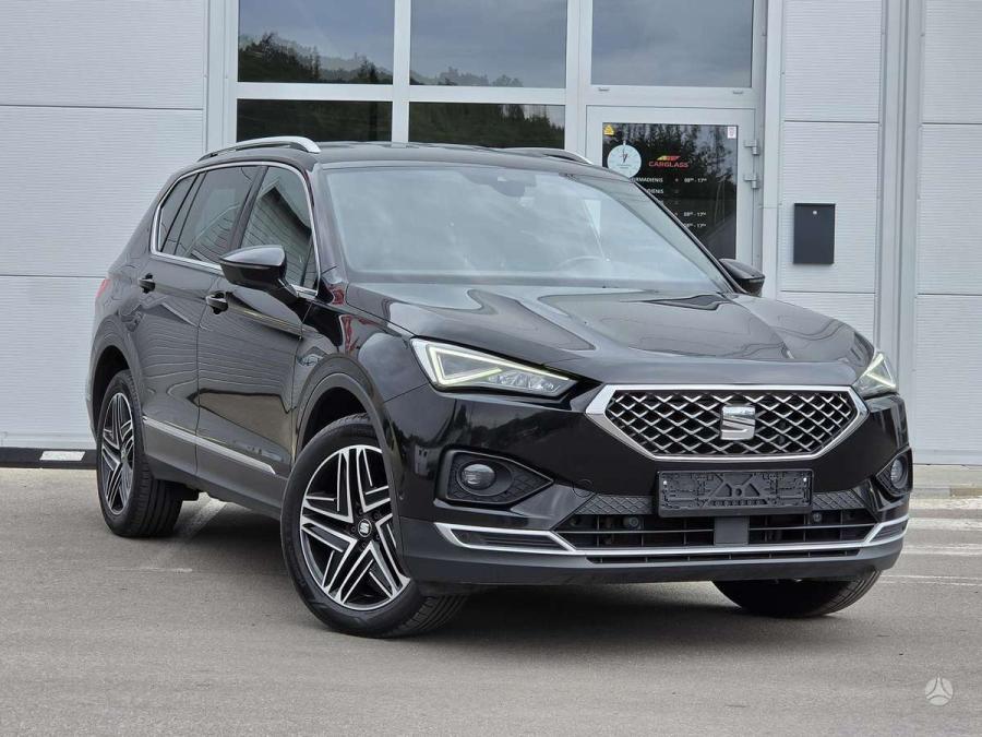 Black SEAT Tarraco 2019 in Jonava, with an engine capacity of 2.00 L and mileage of 258 thousand km for 16750 €, photo 1 on AUTOMOTO.COM.LV