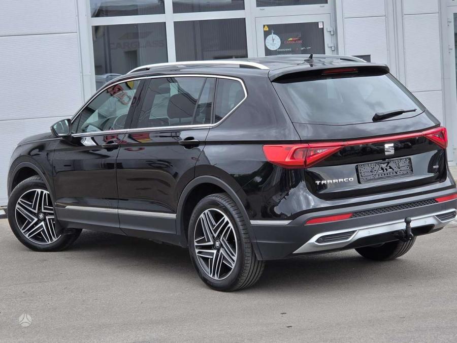 Black SEAT Tarraco 2019 in Jonava, with an engine capacity of 2.00 L and mileage of 258 thousand km for 16750 €, photo 6 on AUTOMOTO.COM.LV