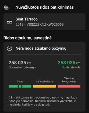 Black SEAT Tarraco 2019 in Jonava, with an engine capacity of 2.00 L and mileage of 258 thousand km for 16750 €, photo 52 on AUTOMOTO.COM.LV