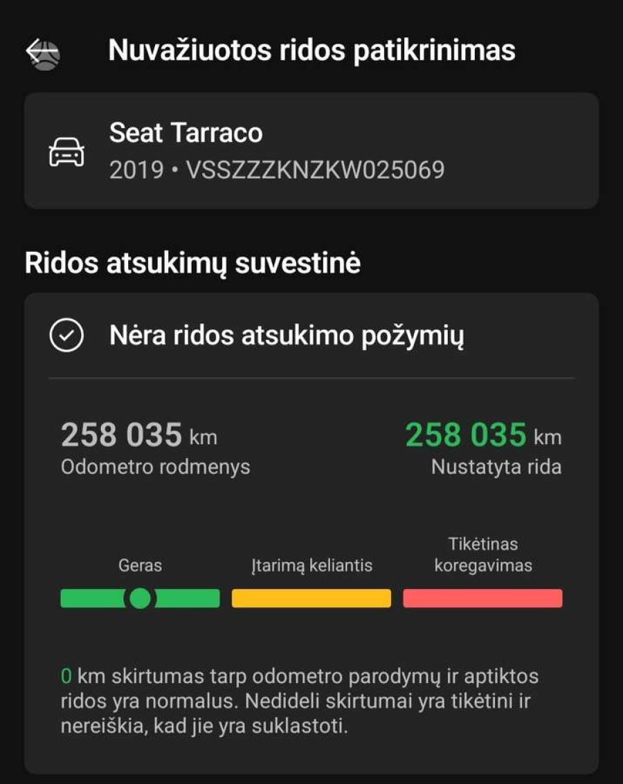 Black SEAT Tarraco 2019 in Jonava, with an engine capacity of 2.00 L and mileage of 258 thousand km for 16750 €, photo 52 on AUTOMOTO.COM.LV