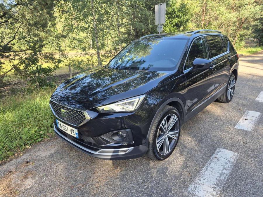 Black SEAT Tarraco 2019 in Taurage, with an engine capacity of 1.97 L and mileage of 188 thousand km for 19500 €, photo 1 on AUTOMOTO.COM.LV