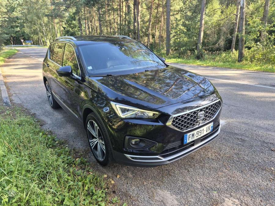 Black SEAT Tarraco 2019 in Taurage, with an engine capacity of 1.97 L and mileage of 188 thousand km for 19500 €, photo 4 on AUTOMOTO.COM.LV