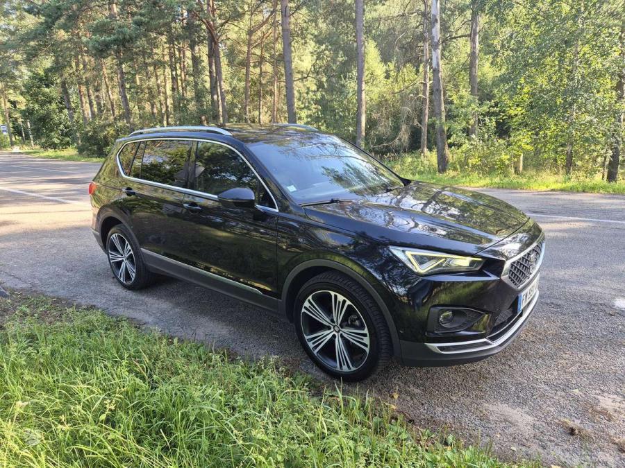 Black SEAT Tarraco 2019 in Taurage, with an engine capacity of 1.97 L and mileage of 188 thousand km for 19500 €, photo 5 on AUTOMOTO.COM.LV