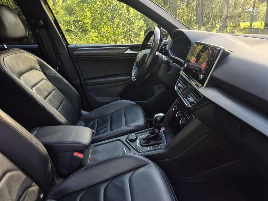 Black SEAT Tarraco 2019 in Taurage, with an engine capacity of 1.97 L and mileage of 188 thousand km for 19500 €, photo 11 on AUTOMOTO.COM.LV