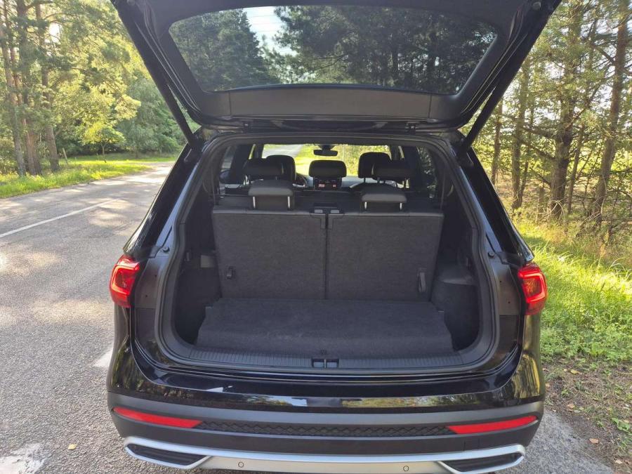 Black SEAT Tarraco 2019 in Taurage, with an engine capacity of 1.97 L and mileage of 188 thousand km for 19500 €, photo 20 on AUTOMOTO.COM.LV