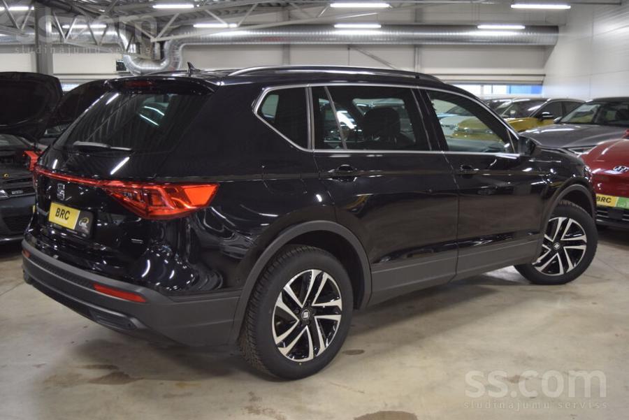 Black SEAT Tarraco 2020 in Riga, with an engine capacity of 2.00 L and mileage of 212 thousand km for 18900 €, photo 2 on AUTOMOTO.COM.LV