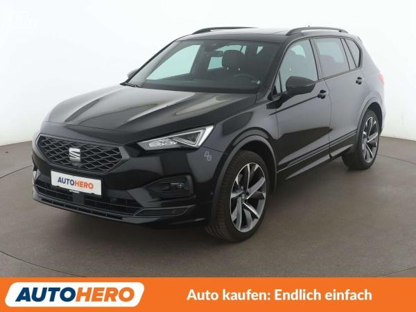 Black SEAT Tarraco 2020 in Kaunas, with an engine capacity of 2.00 L and mileage of 77 thousand km for 32700 €, photo 1 on AUTOMOTO.COM.LV
