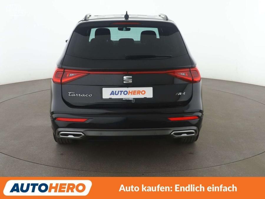 Black SEAT Tarraco 2020 in Kaunas, with an engine capacity of 2.00 L and mileage of 77 thousand km for 32700 €, photo 5 on AUTOMOTO.COM.LV