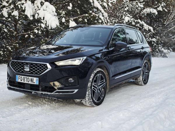 Melns SEAT Tarraco 2020 Viļņa, ar dzinēja tilpumu 1.97 L un nobraukumu 147 tūkst. km par 21900 €, foto 1 vietnē AUTOMOTO.COM.LV