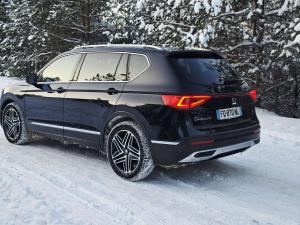 Black SEAT Tarraco 2020 in Vilnius, with an engine capacity of 1.97 L and mileage of 147 thousand km for 21900 €, photo 4 on AUTOMOTO.COM.LV