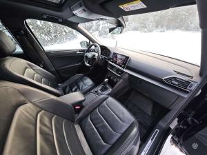 Black SEAT Tarraco 2020 in Vilnius, with an engine capacity of 1.97 L and mileage of 147 thousand km for 21900 €, photo 18 on AUTOMOTO.COM.LV