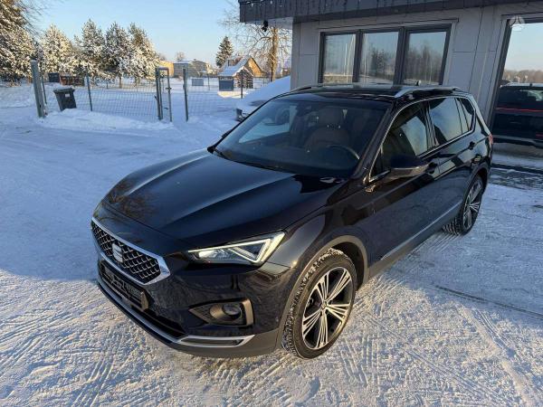 Black SEAT Tarraco 2020 in Siauliai, with an engine capacity of 1.50 L and mileage of 191 thousand km for 19600 €, photo 6 on AUTOMOTO.COM.LV