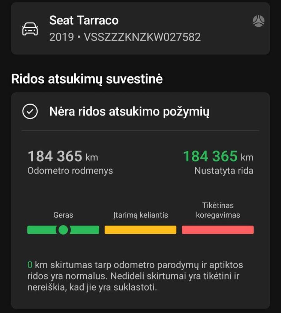 Черный Сеат Tarraco 2020 в Ионава, объемом двигателя 2.00 л и пробегом 184 тыс. км за 19250 €, фото 55 на AUTOMOTO.COM.LV