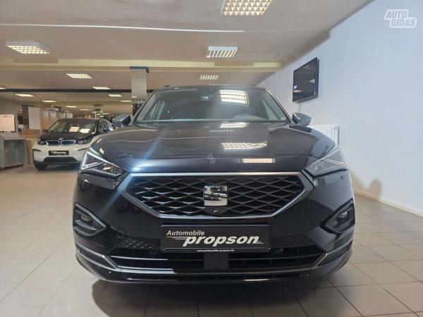 Black SEAT Tarraco 2021 in Kaunas, with an engine capacity of 2.00 L and mileage of 96 thousand km for 32679 €, photo 5 on AUTOMOTO.COM.LV
