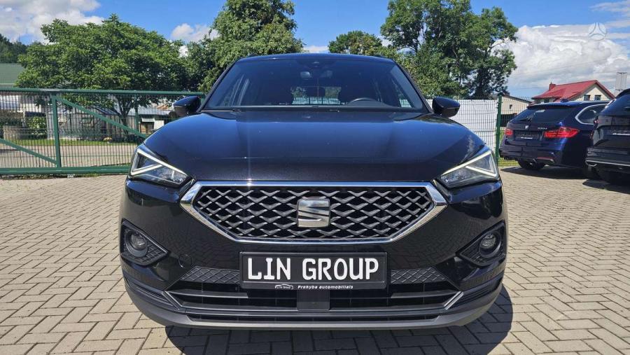 Black SEAT Tarraco 2021 in Prienai, with an engine capacity of 1.50 L and mileage of 227 thousand km for 17999 €, photo 3 on AUTOMOTO.COM.LV